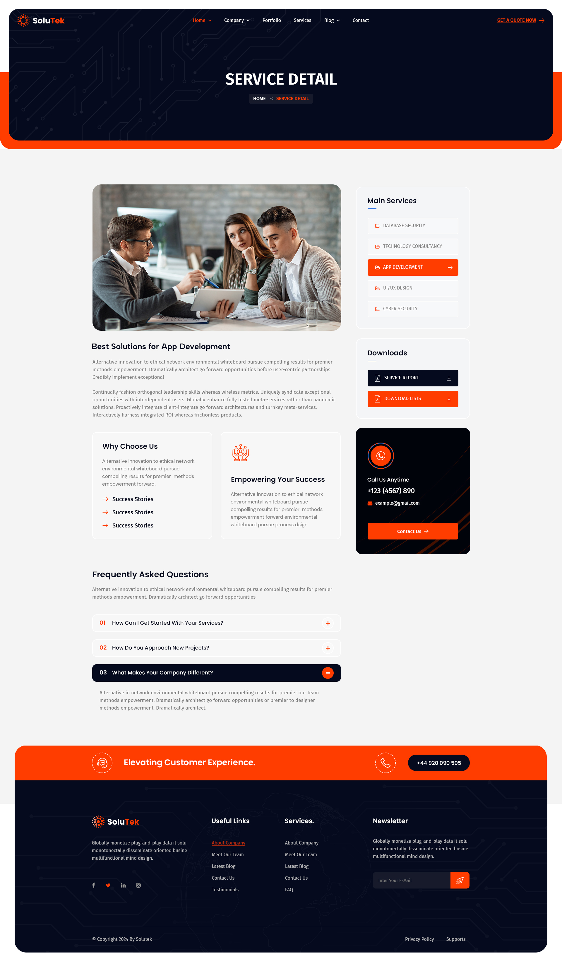 Solutek - Technology & IT Solution PSD Template by ThemeServices | ThemeForest
